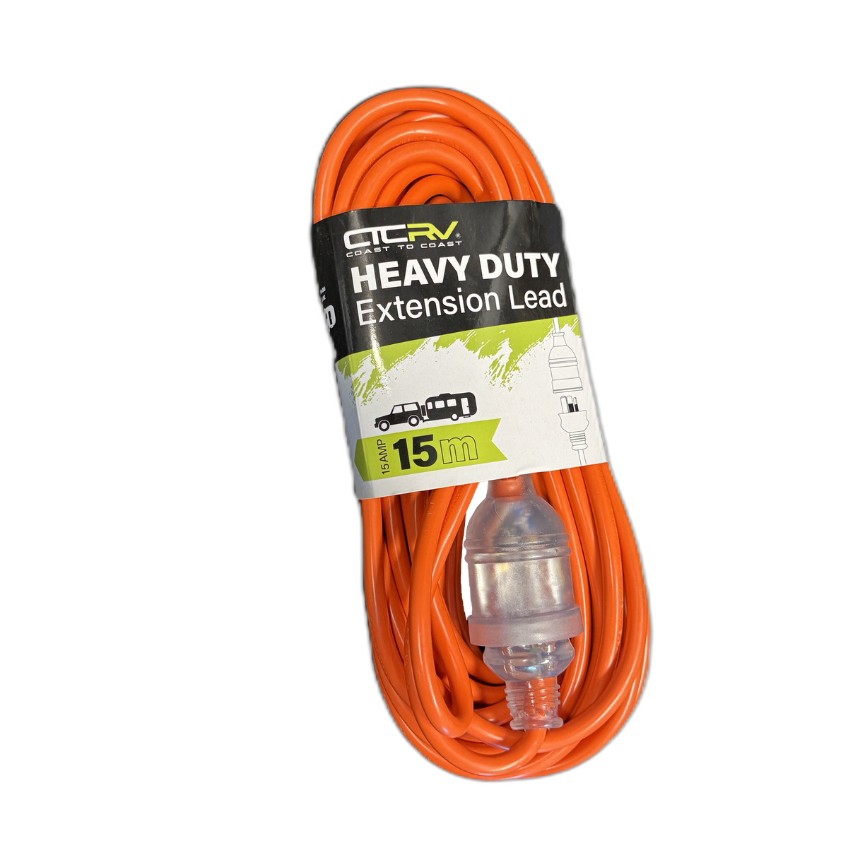 Coast 15M/15AMP Heavy Duty Extension Lead | 240V – Premium Power Leads ...