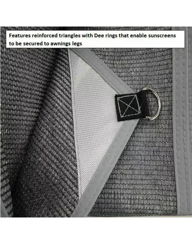 Coast to Coast Premium Grey Sunscreen 17′ - (4.94 m) Roll-Out Awning P ...